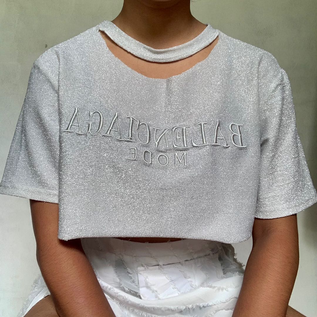 Tashi.ph Glittery bm top, Women's Fashion, Tops, Blouses on Carousell