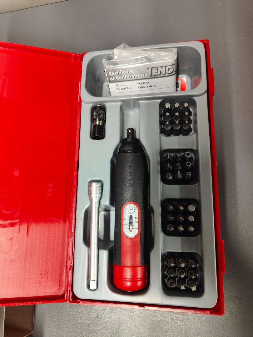 Teng tools torque screwdriver, Furniture & Home Living, Home ...