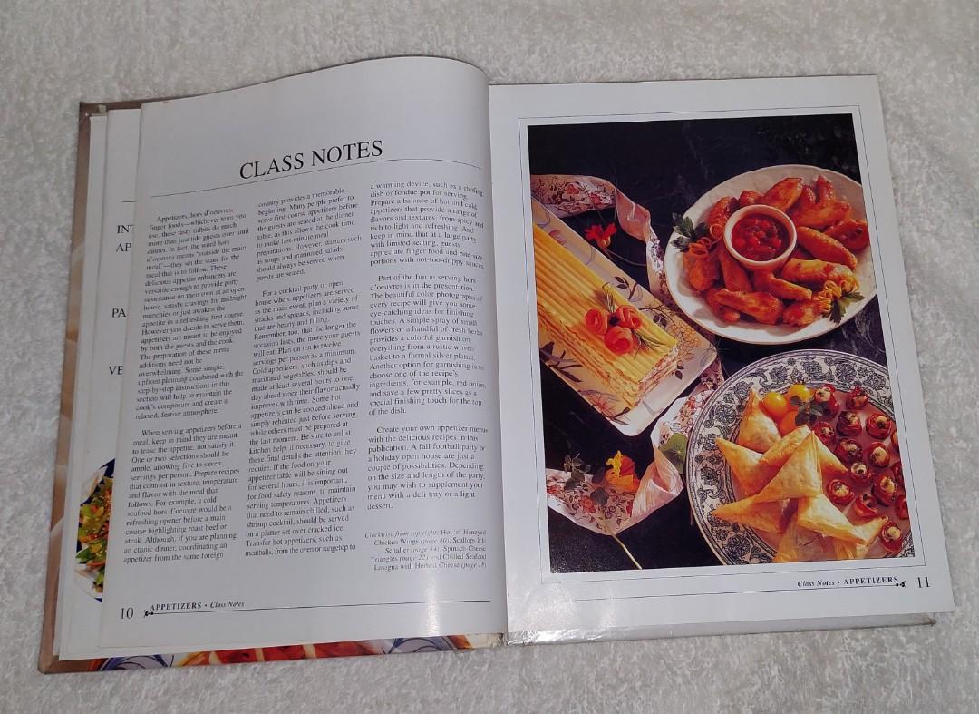 1994 Vintage, The Complete Step By Step, Cooking Class Cookbook ...