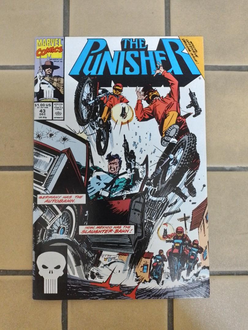 The Punisher #43 ( Ron Wagner - Cover Art ) Marvel Copper Age Issue ...