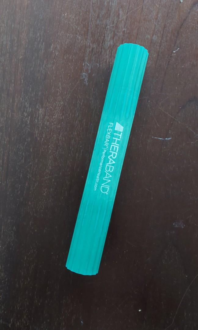Theraband Flexbar Green, Sports Equipment, Exercise & Fitness, Toning ...