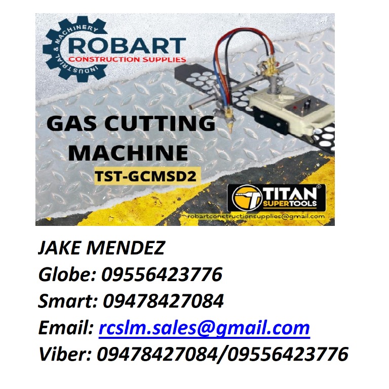 TITAN GAS CUTTING MACHINE, Commercial & Industrial, Construction Tools ...