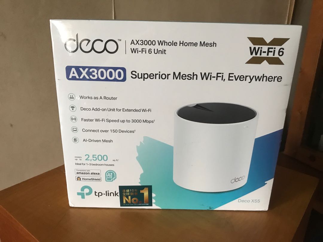 TP-Link Deco x55 AX3000 Wi-Fi router TP-Link Deco x55 AX3000 雙頻Wi-Fi 60 ...