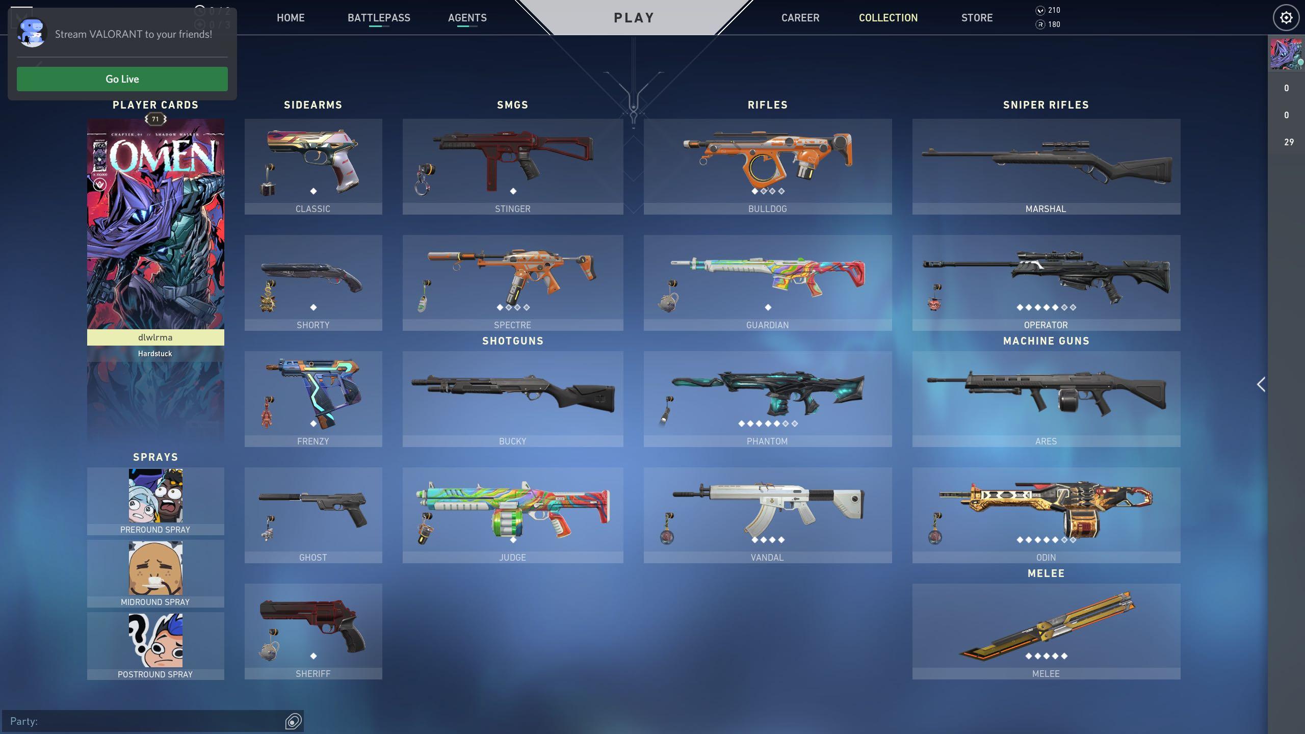 Valorant Account with loadout skins, Video Gaming, Gaming Accessories ...