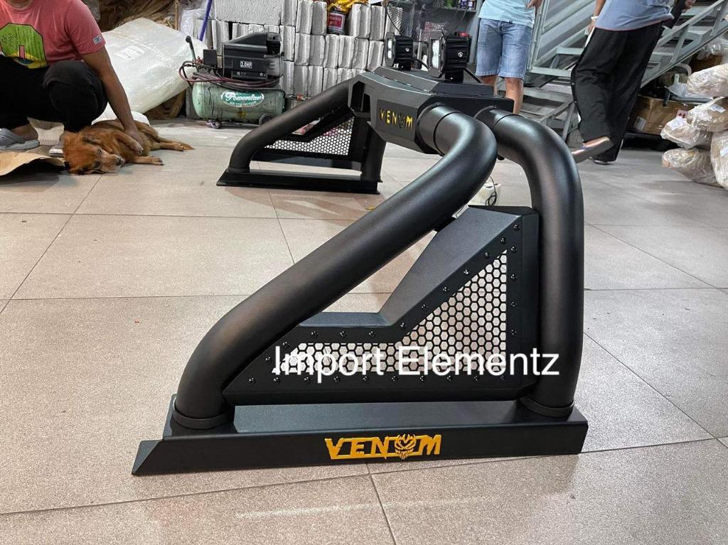 Venom Torque Rollbar for Trifold WITH 2 Pieces Led Cube Light Hilux Ranger Navara Raptor Strada ...