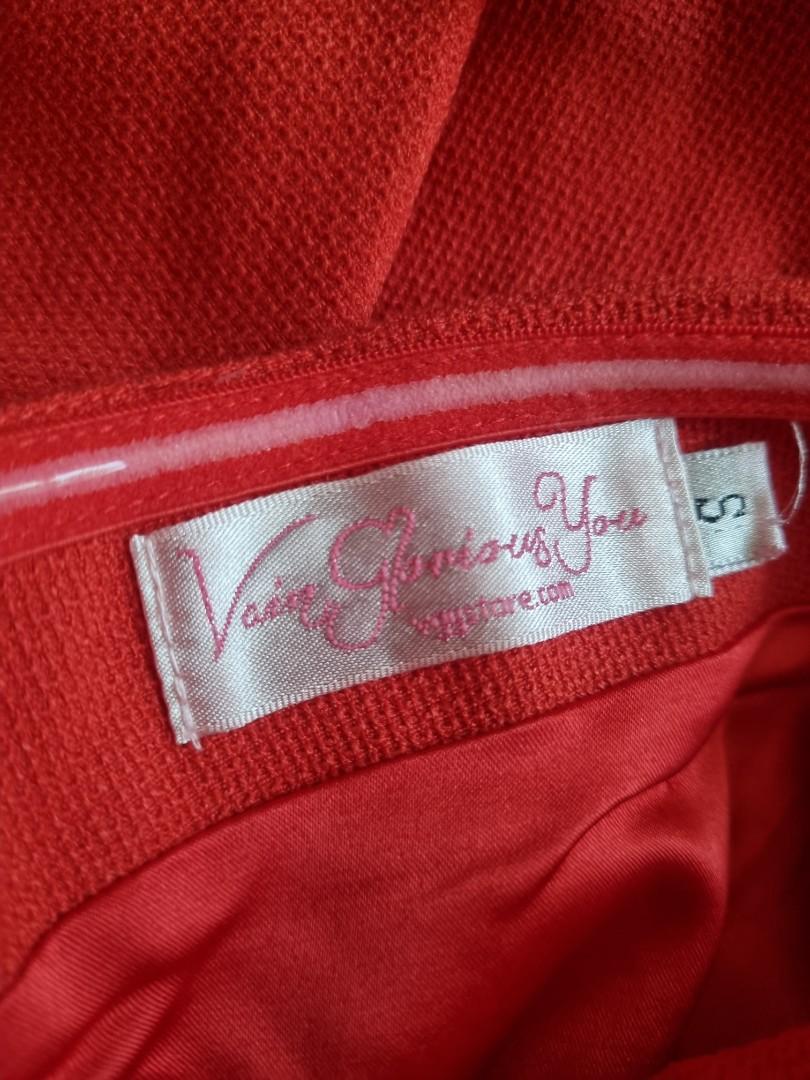 VGY VainGloriousYou Red dress in S, Women's Fashion, Dresses & Sets ...