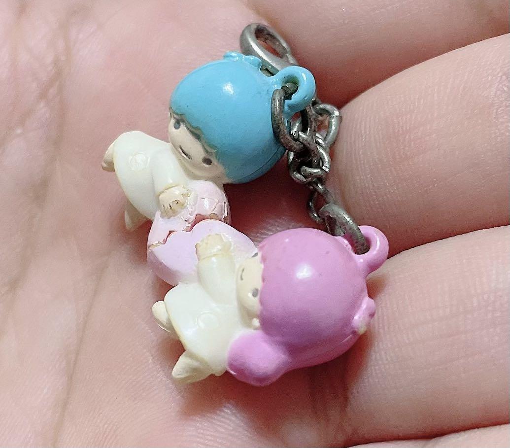 vintage Little twin stars charm keychain, Hobbies & Toys, Toys & Games ...