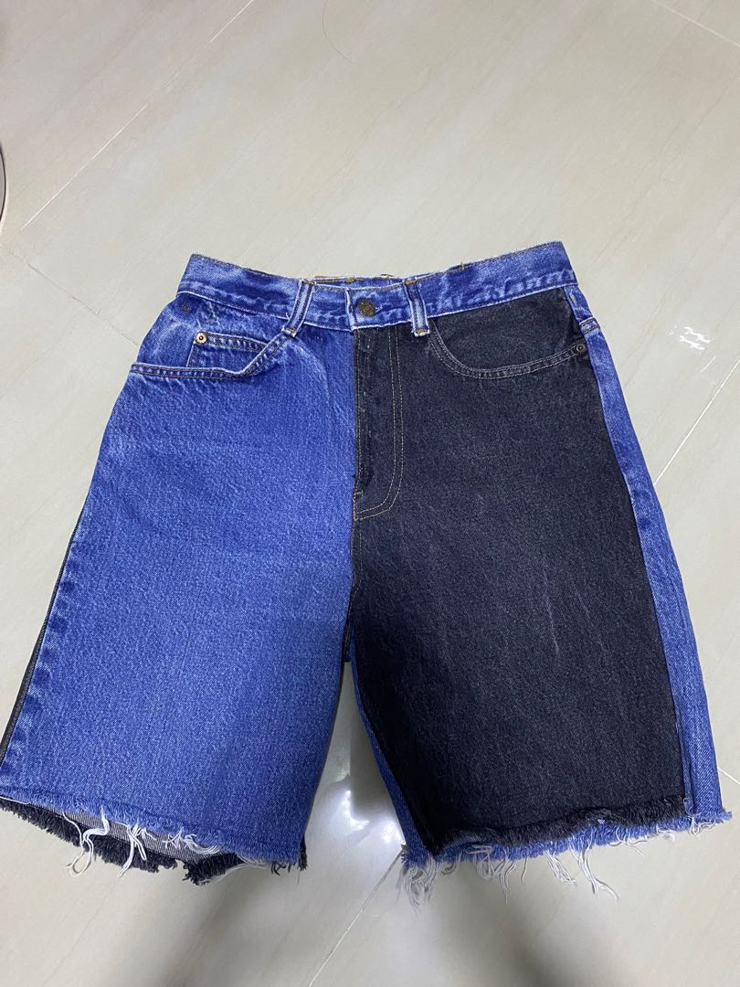 vintagewknd half half denim shorts, Women's Fashion, Bottoms, Shorts on ...