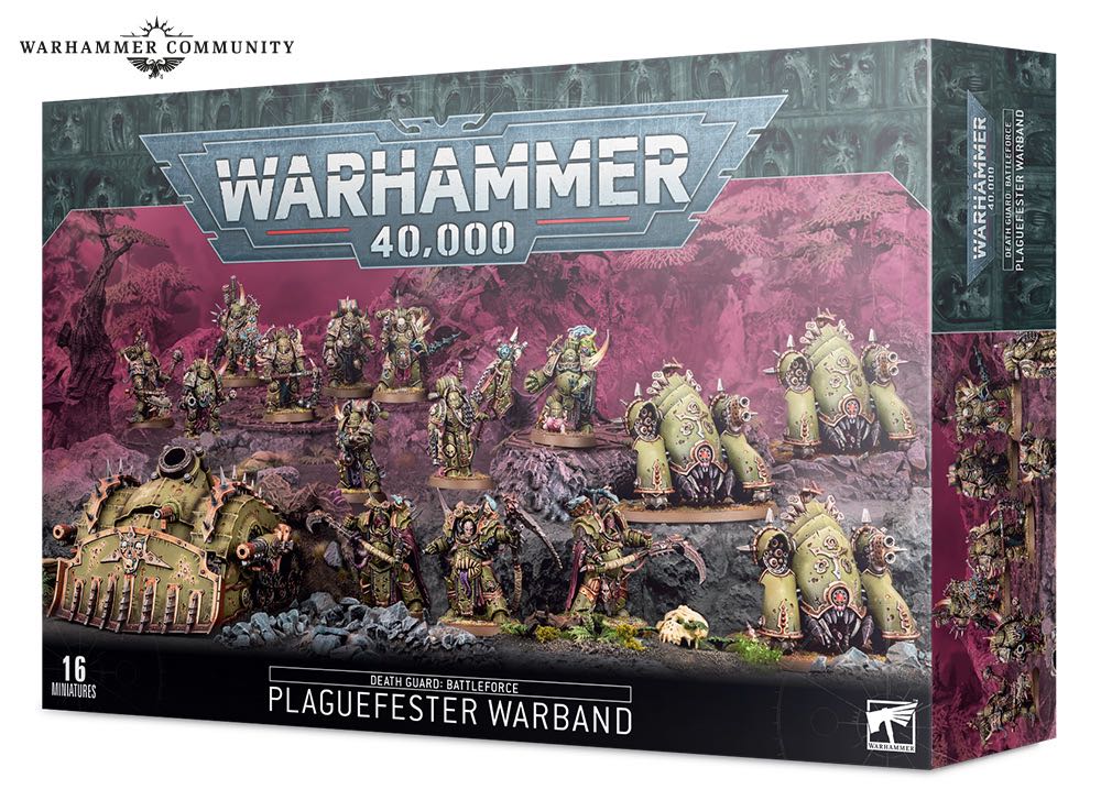 Warhammer Death Guard Battleforce 2021 Plaguefester Warband, Hobbies ...