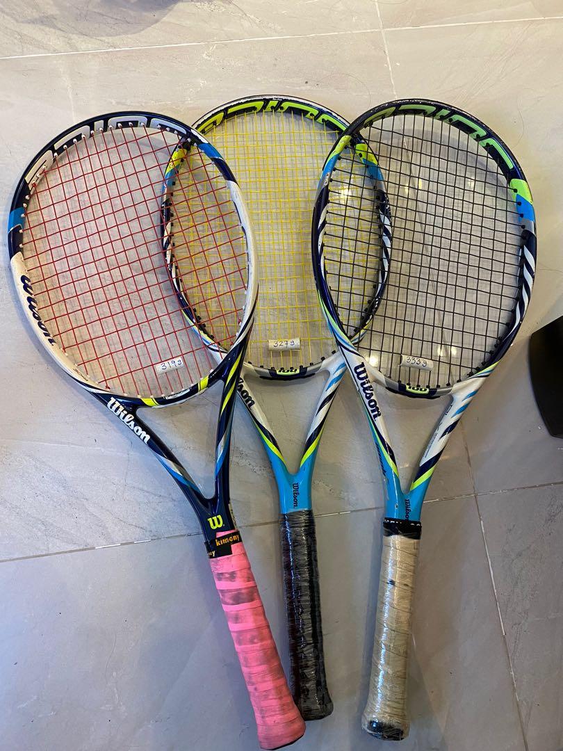 Wilson Juice 100 BLX Amplifeel tennis rackets racquet, Sports Equipment ...
