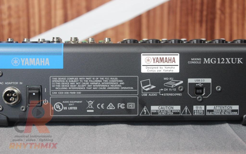 Yamaha MG12XUK MG 12XUK MG12 XUK Analog Mixer, Audio, Other Audio ...
