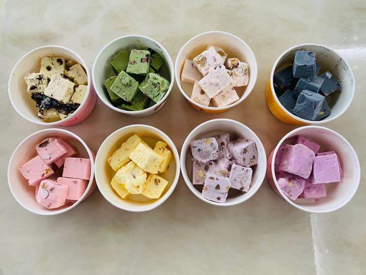 Yogurt cube Ice cream, Food & Drinks, Chilled & Frozen Food on Carousell