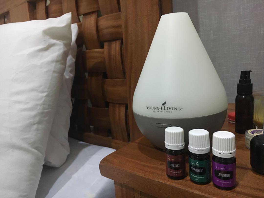 Young Living Dewdrop Ultrasonic Diffuser, Furniture & Home Living, Home ...