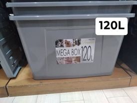 120L Megaboxes Storage Boxes Colored Gray, Furniture & Home Living ...