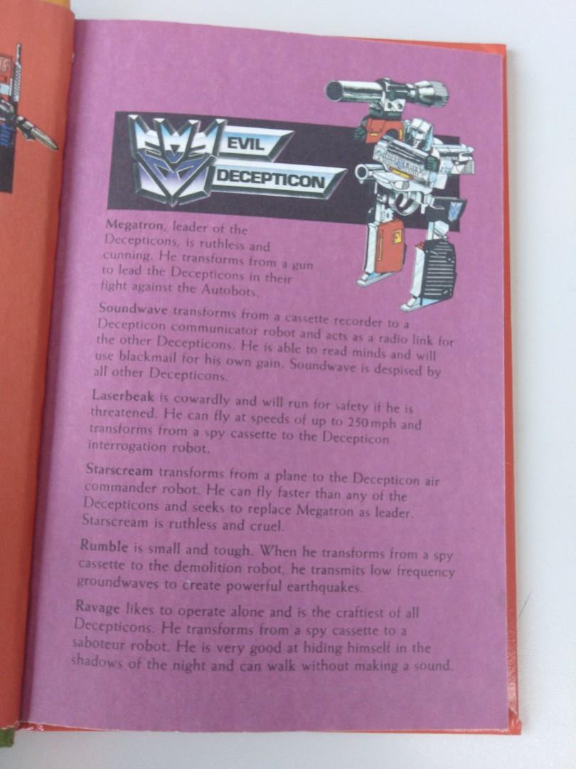 1985 transformers ladybird storybook, Hobbies & Toys, Books & Magazines ...
