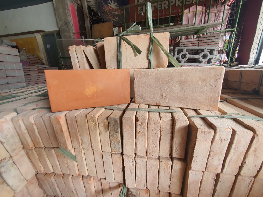 1X4X8 INCHES VIGAN BRICKS, Commercial & Industrial, Construction ...