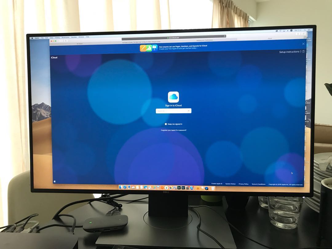 4K Dell Ultrasharp IPS monitor u2718q ergonomic swivel type usb hub ...