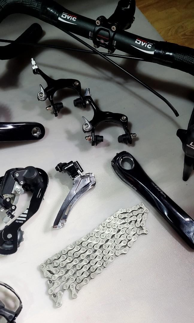 9 Speed Groupset with Cockpit, Sports Equipment, Bicycles & Parts ...