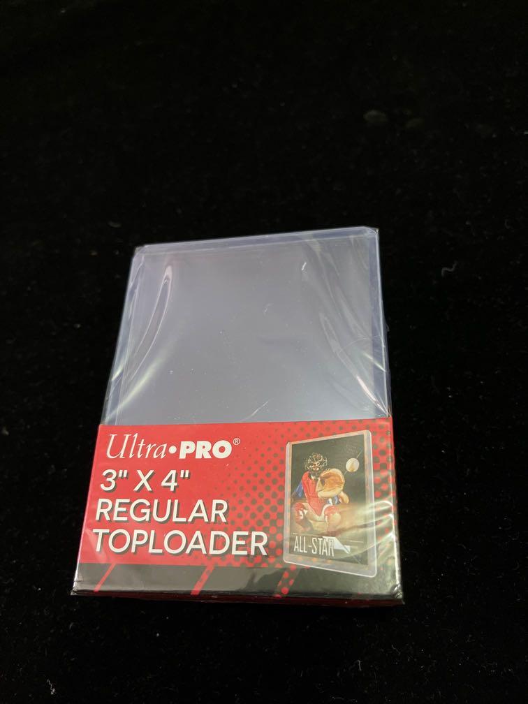 美國 USA Ultra Pro 原裝 35pt 卡套 卡夾 US Ultrapro Toploader 25個 for 1 pack toploaders Regular 3x4 size ...