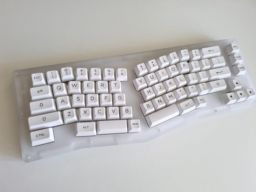 Akko ACR Pro Alice Plus ergonomic mechanical keyboard (Transparent ...