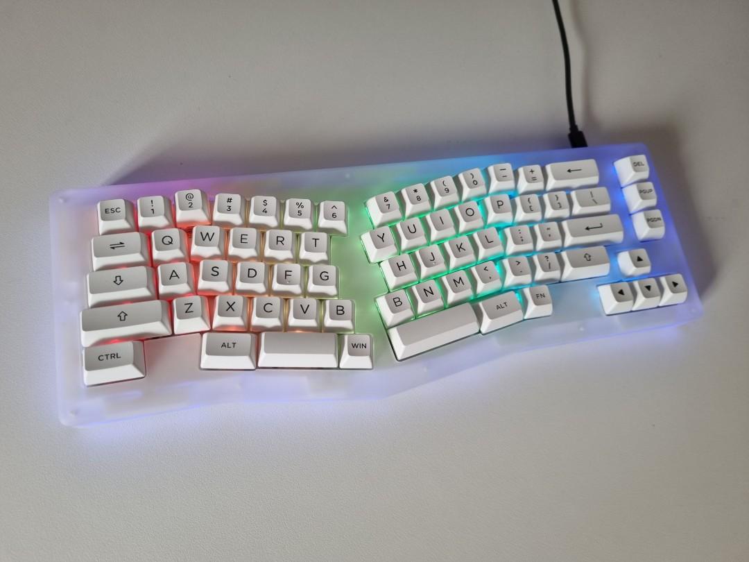 Akko ACR Pro Alice Plus ergonomic mechanical keyboard (Transparent ...