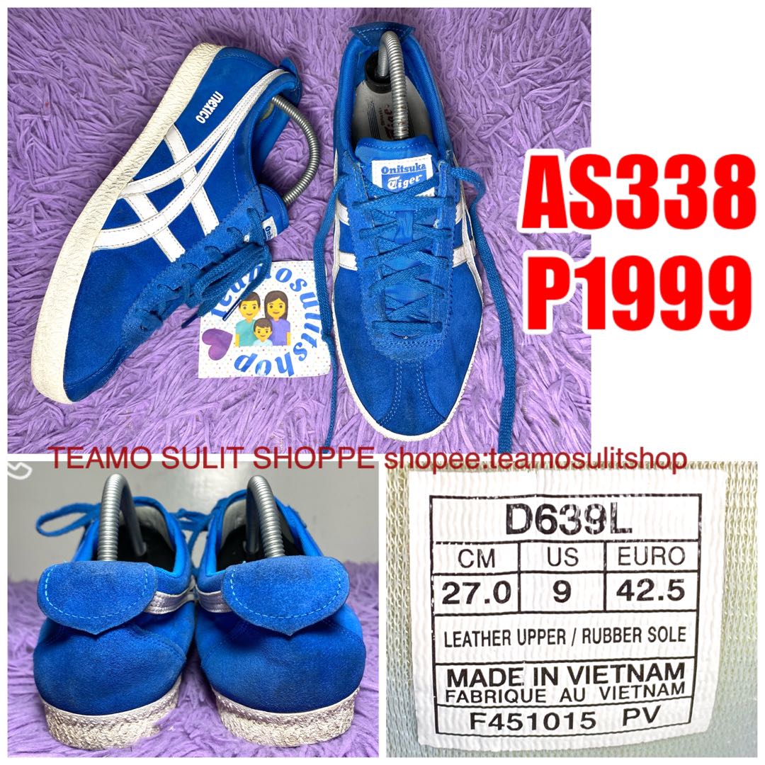 As338 ONITSUKA TIGER BLUE US9, Men's Fashion, Footwear, Casual Shoes on ...