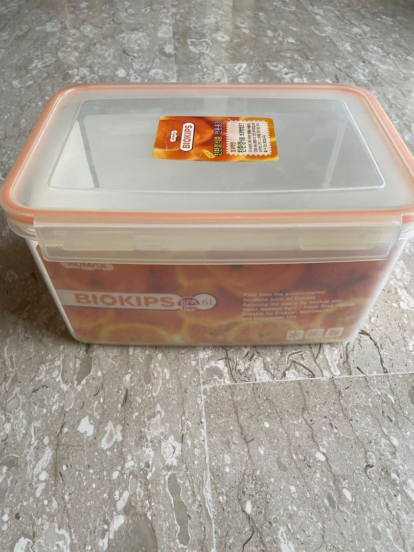 Biokips 4.6L storage box, Furniture & Home Living, Kitchenware ...