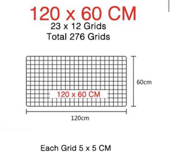 black Metal Grid Wire Mesh Board BLACK METAL GRID // 120 x 60CM ...