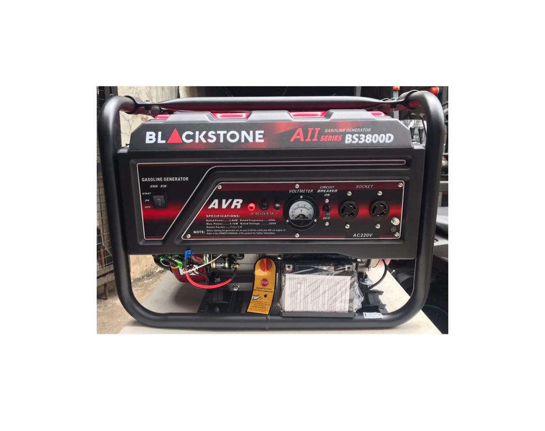 BlackStone Gasoline Generator MAX 3100W BS-3800D ELECTRIC START ...