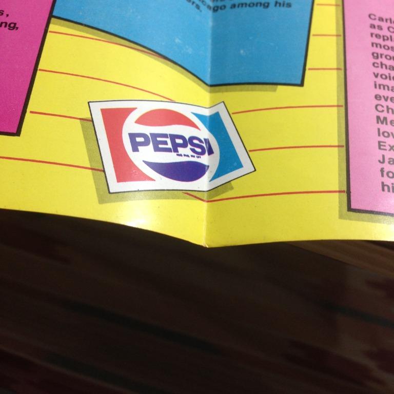 BOYBAND MENUDO MERCH: pepsi presents menudo old poster, Hobbies & Toys ...