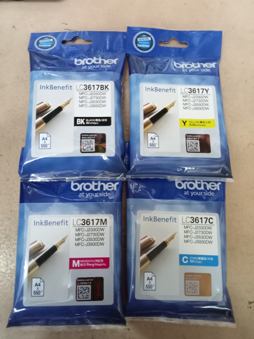 Brother inkBenefit LC3617 Black & colored, Computers & Tech, Printers ...