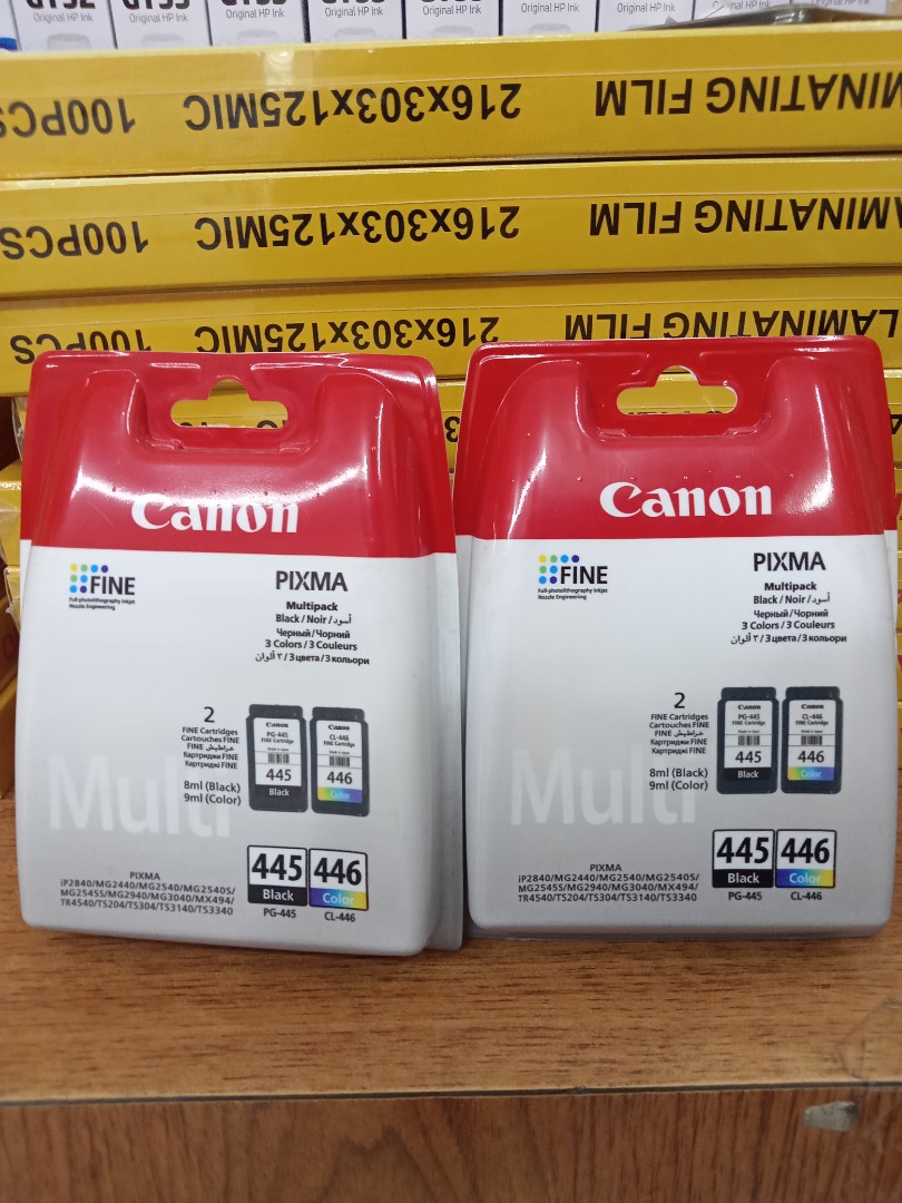 CANON 445-446 bk/cl, Computers & Tech, Printers, Scanners & Copiers on ...
