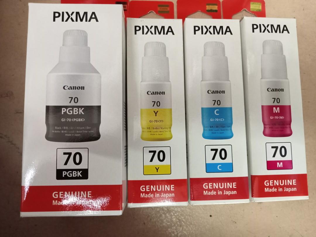 Canon pixma original ink 70 black & colored, Computers & Tech, Printers ...