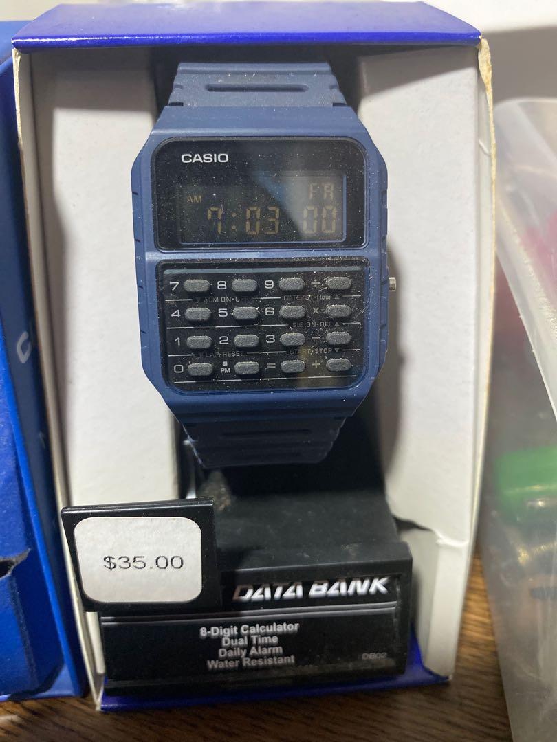 Casio data bank calculator 100% original, Men's Fashion, Watches ...