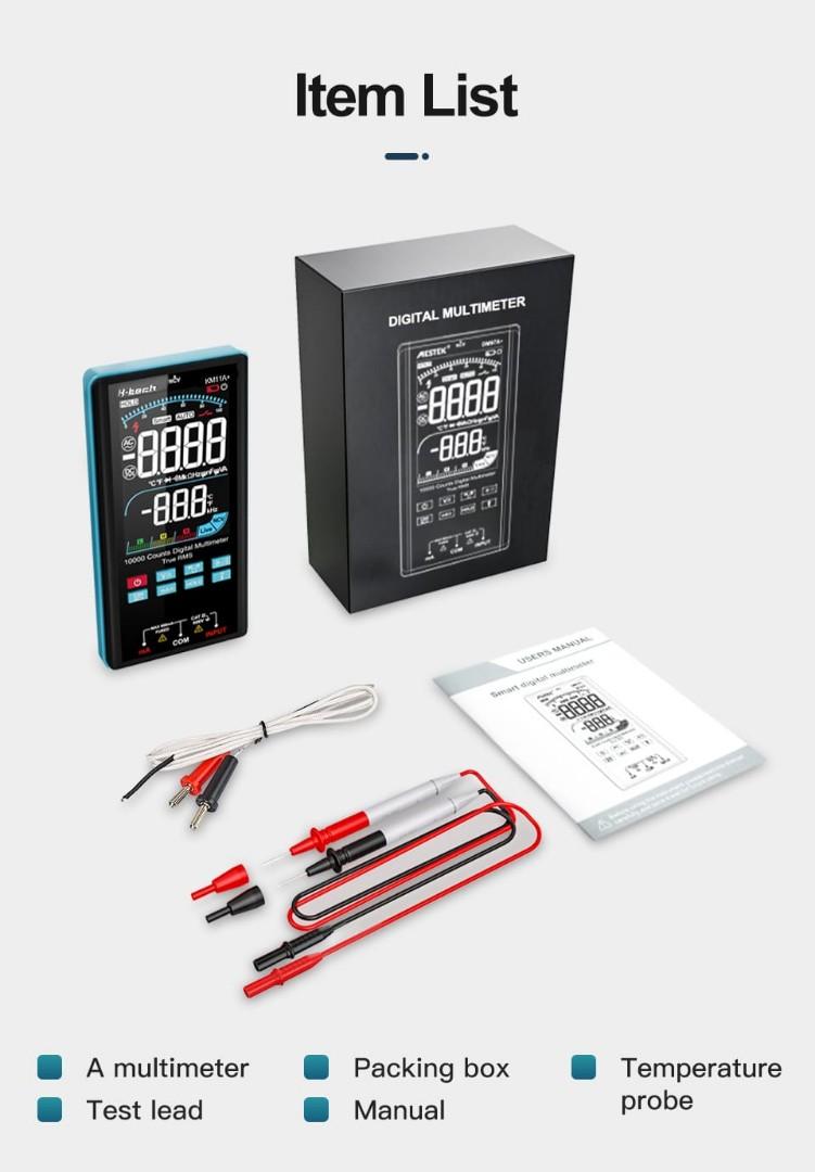 * 4 in 1 * KM11A+ CAT III DIGITAL MULTIMETER FOR HYBRID / ELECTRIC ...