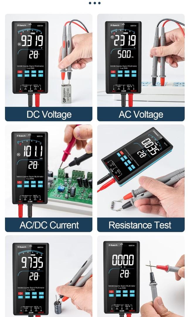 * 4 in 1 * KM11A+ CAT III DIGITAL MULTIMETER FOR HYBRID / ELECTRIC ...