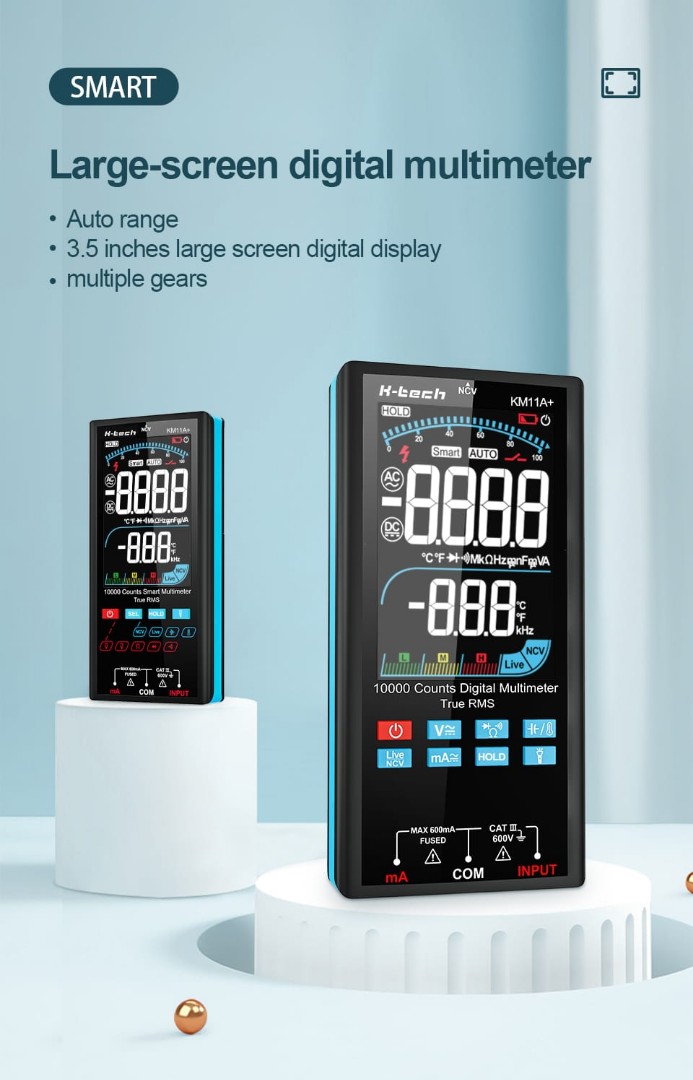 * 4 in 1 * KM11A+ CAT III DIGITAL MULTIMETER FOR HYBRID / ELECTRIC ...