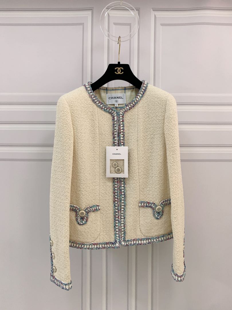 Chanel jacket, Women's Fashion, Coats, Jackets and Outerwear on Carousell