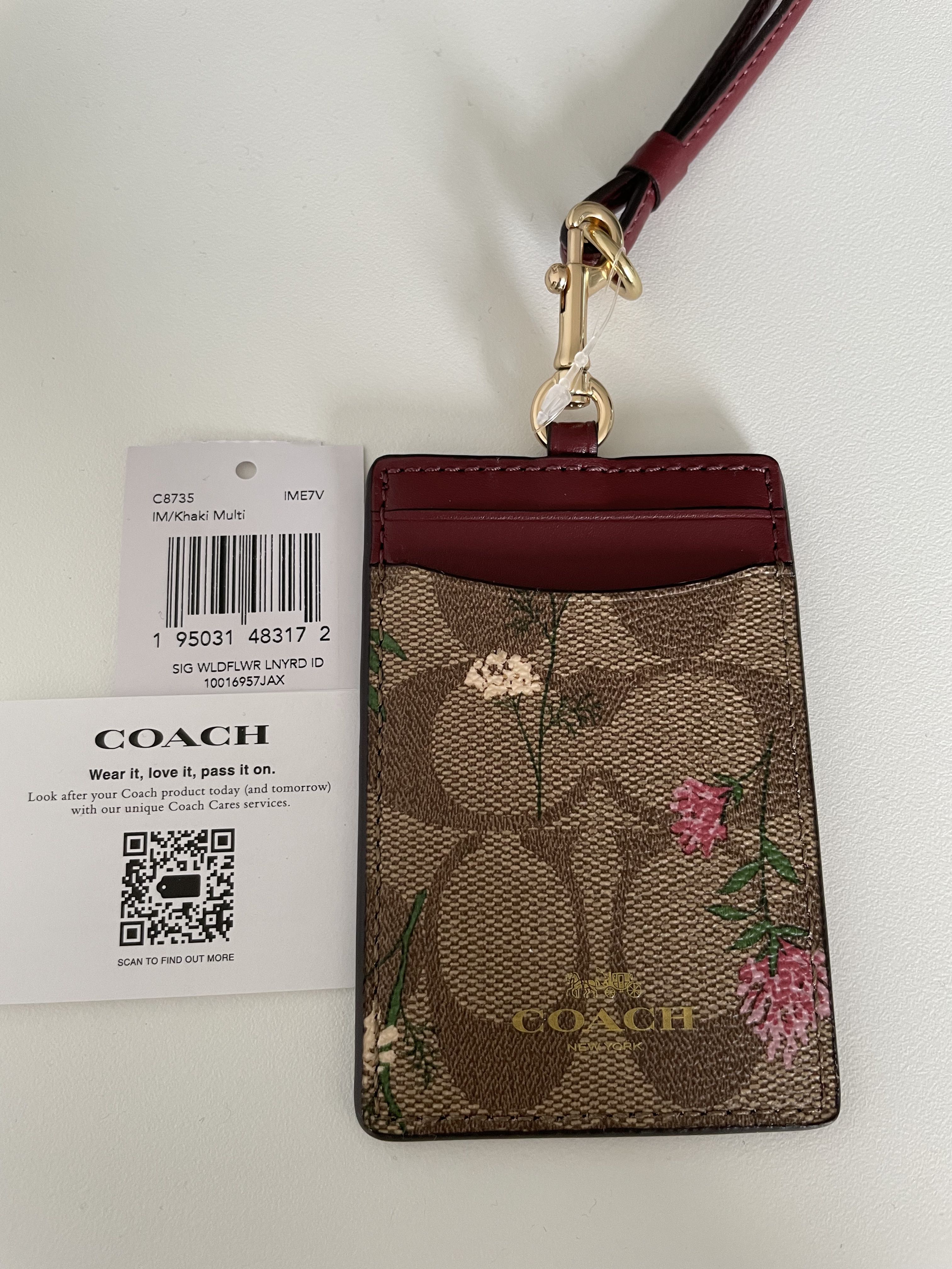 Coach Badge ID / card holder, Women's Fashion, Watches & Accessories ...