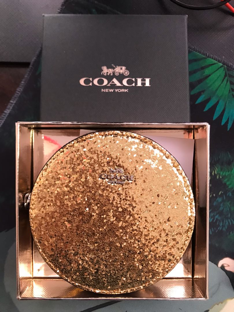 Coach Glitter Coin Case, Women's Fashion, Bags & Wallets, Purses ...