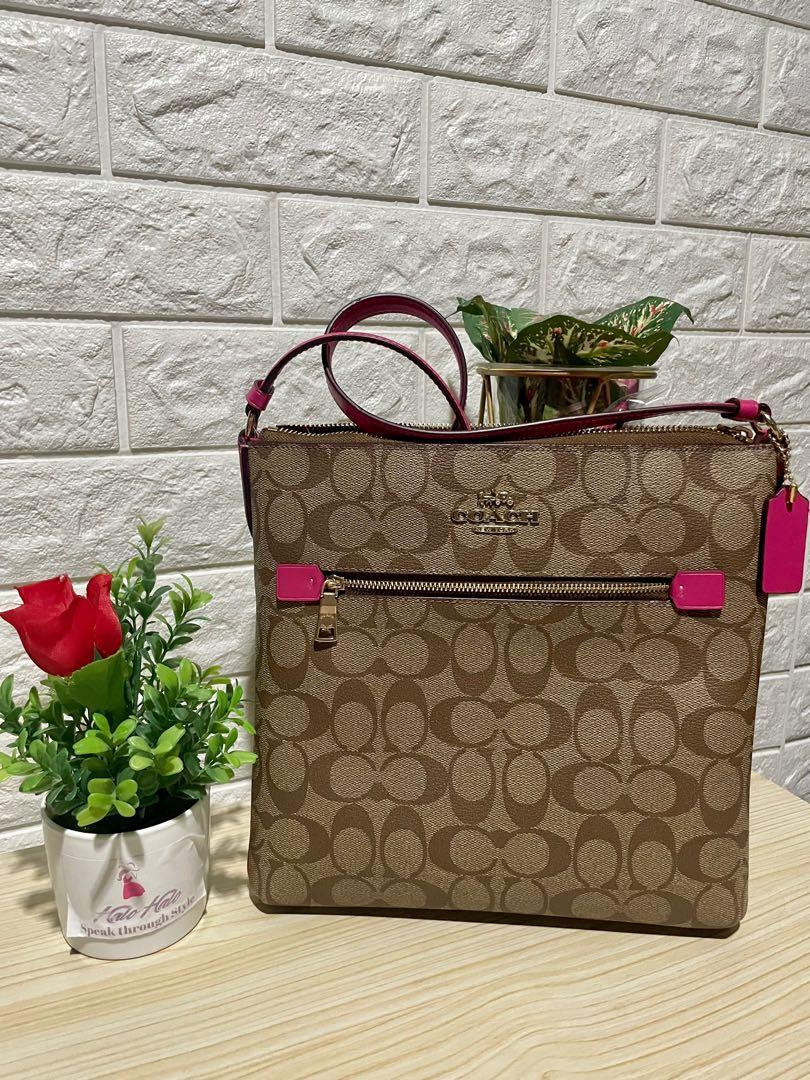 COACH Rowan File Bag In Signature Canvas, Luxury, Bags & Wallets on ...