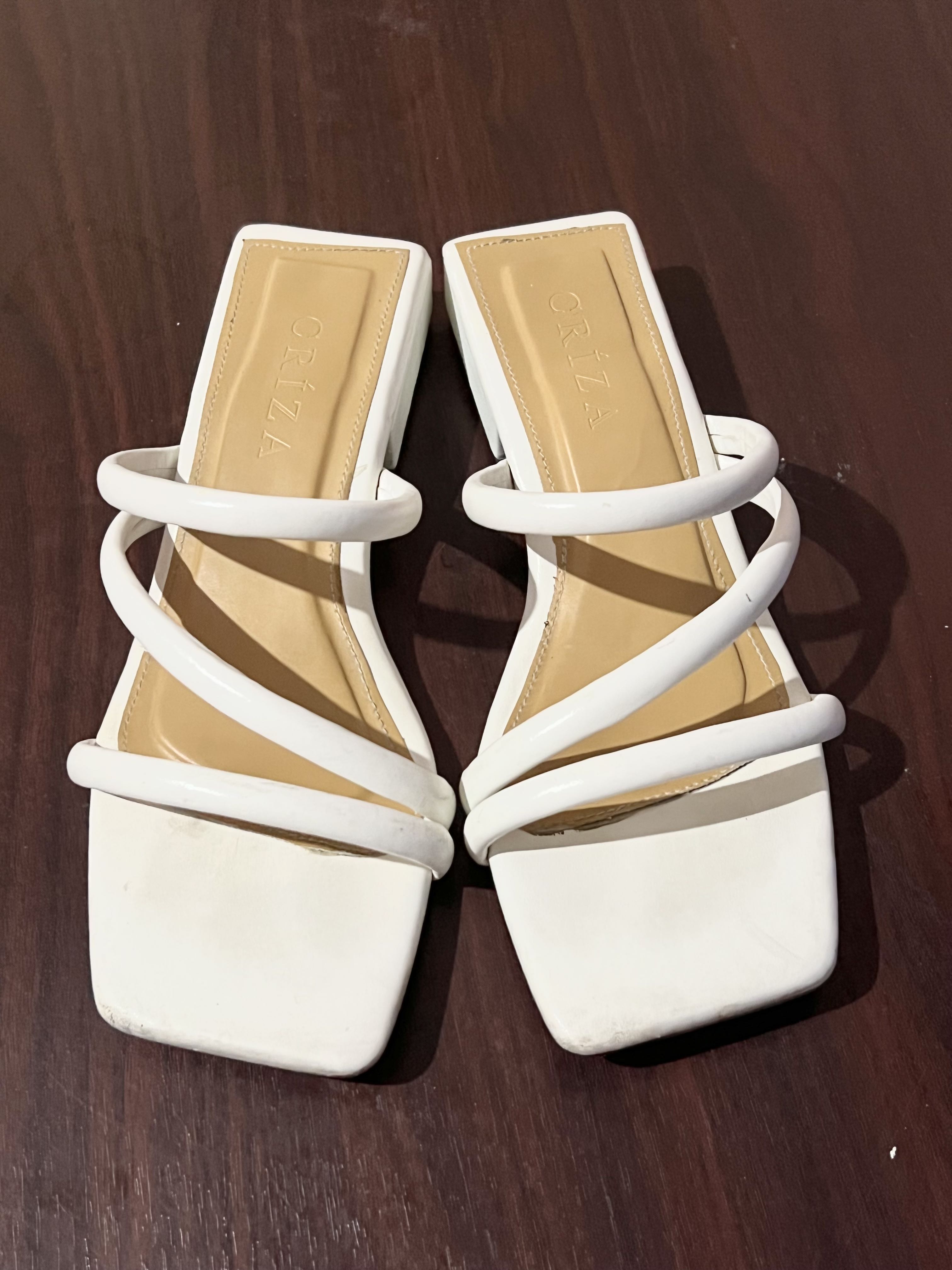 CRIZA SHOES LEAH HEELS (WHITE), Women's Fashion, Footwear, Flats ...