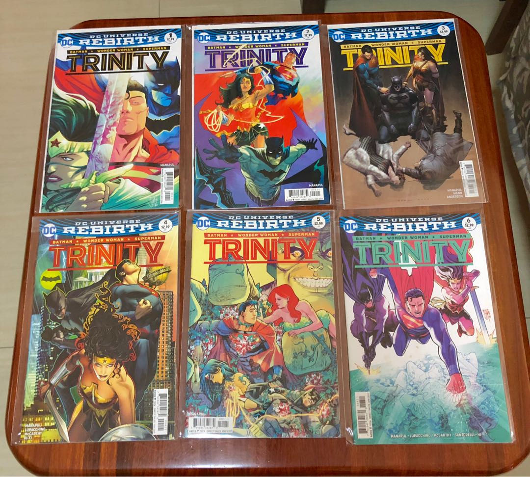 DC Rebirth Trinity #1 - #7, Hobbies & Toys, Books & Magazines, Comics ...