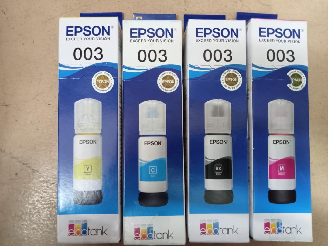 Epson original ink 003 black&colored, Computers & Tech, Printers ...