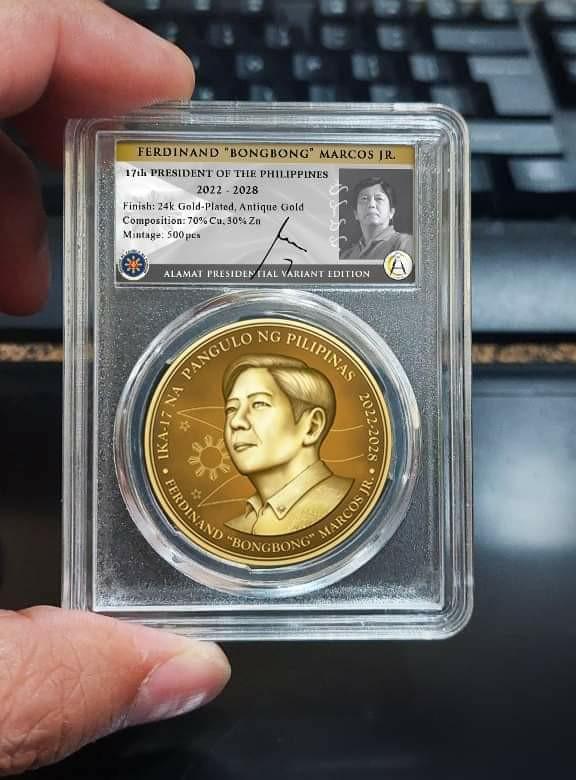 Ferdinand marcos and bbm medal, Hobbies & Toys, Memorabilia ...
