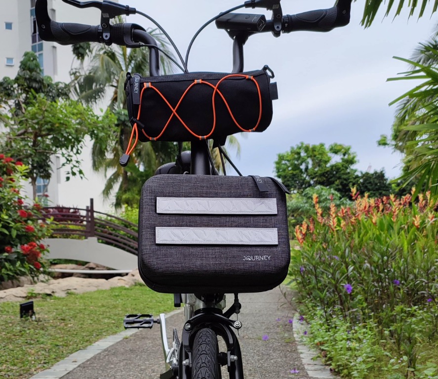 BROMPTON Front Block Bag Hard Case with Stainless Steel 304 adaptor ...