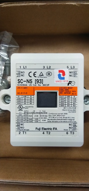FUJI contactor SC-N5, Commercial & Industrial, Industrial Equipment on ...