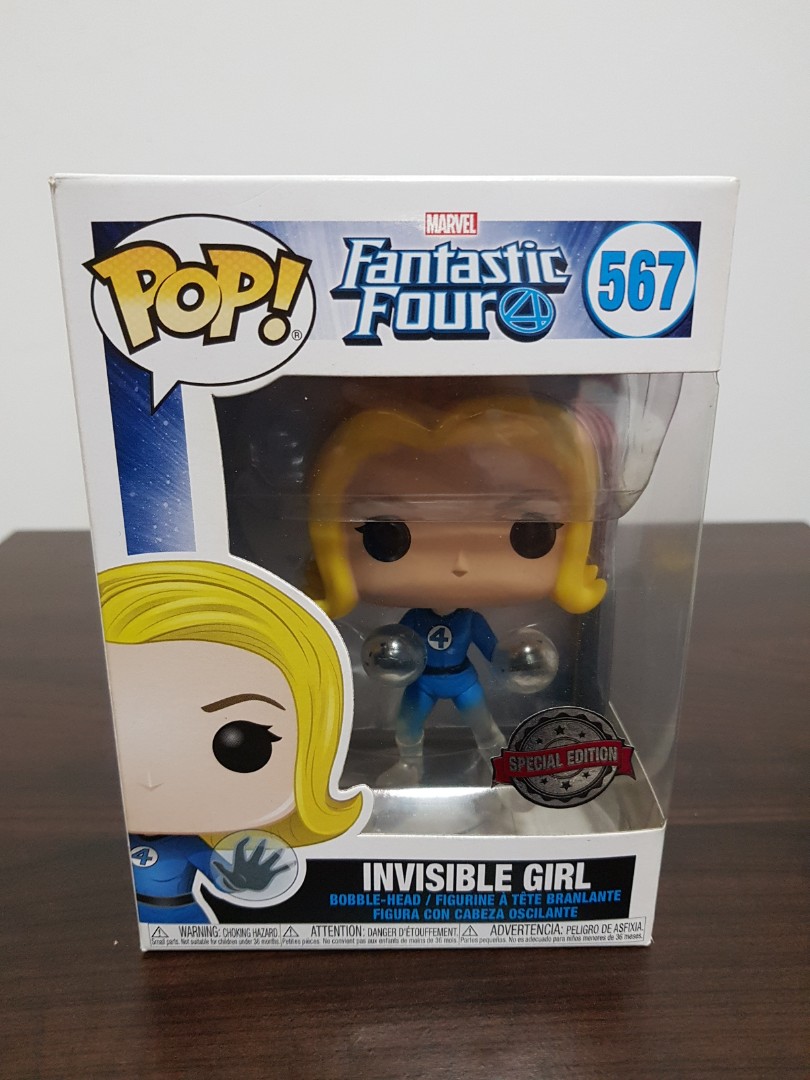 Funko Pop - INVISIBLE GIRL, Hobbies & Toys, Toys & Games on Carousell