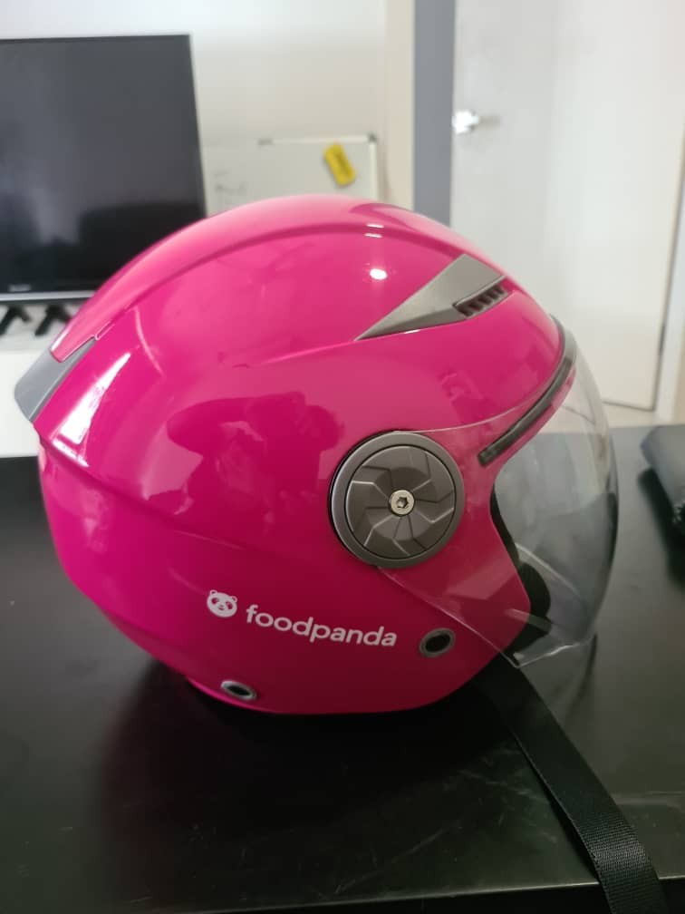 HELMET FOODPANDA SINGAPORE, Auto Accessories on Carousell