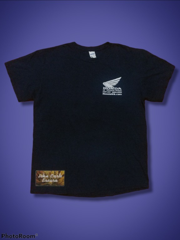 Honda w/ Back Hit, Men's Fashion, Tops & Sets, Tshirts & Polo Shirts on ...